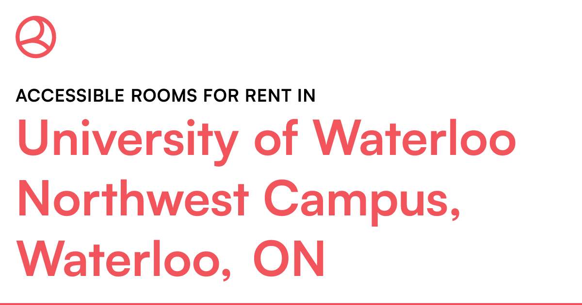 University of Waterloo Northwest Campus, Waterloo, ON... – Roomies.ca