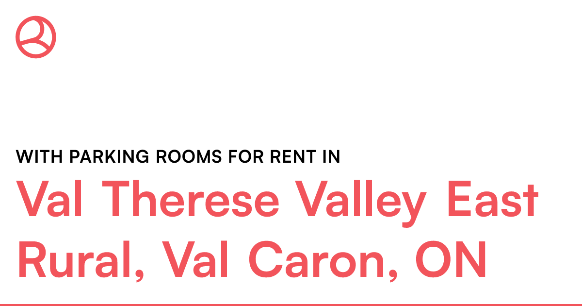Val Therese Valley East Rural, Val Caron, ON With park... – Roomies.ca