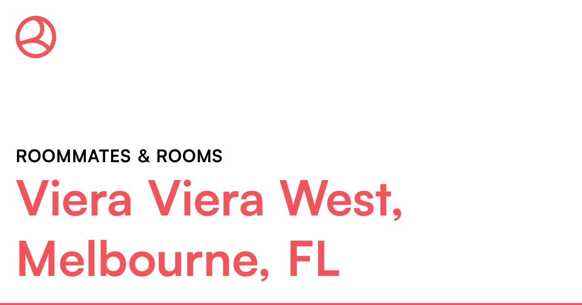 Viera Viera West, Melbourne, FL Roommates & rooms – Roomies.com