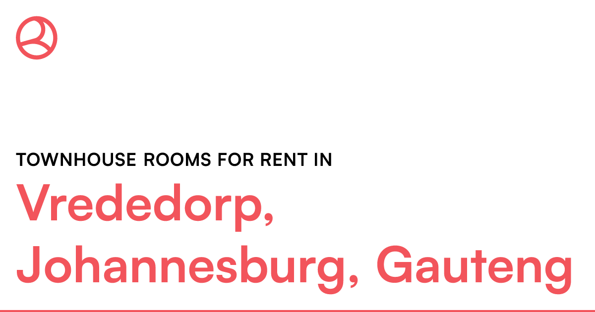 Vrededorp, Johannesburg, Gauteng Townhouse rooms fo... – Roomies.co.za