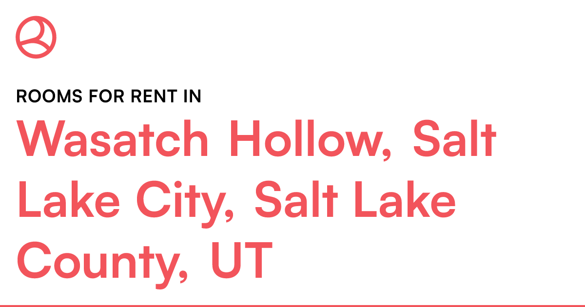 Wasatch Hollow, Salt Lake City, Salt Lake County, UT... – Roomies.com