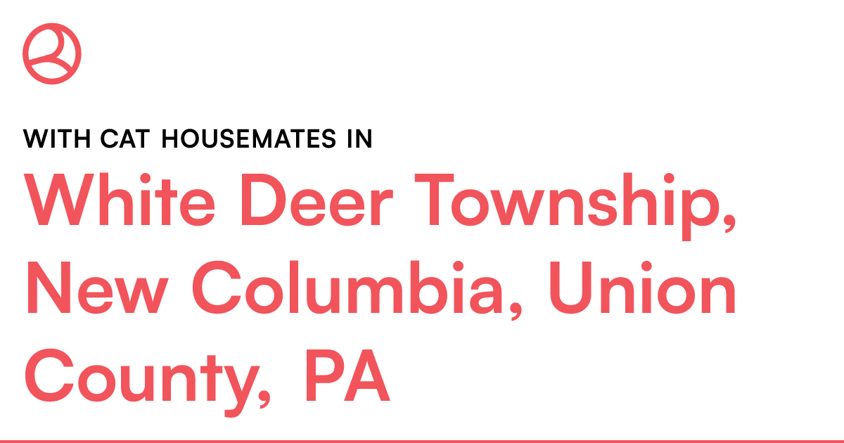 With cat housemates in White Deer Township, New Colum... – Roomies.com