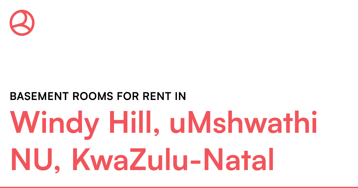 Windy Hill, uMshwathi NU, KwaZulu-Natal Basement ro... – Roomies.co.za